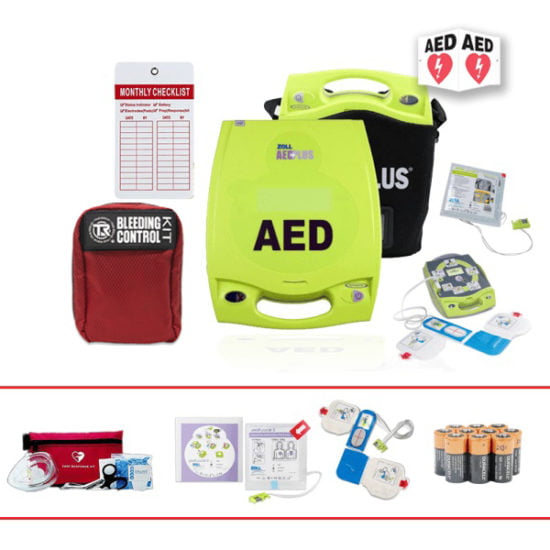 Zoll AED Plus With Bleeding Control Kit - California Medical Equipment