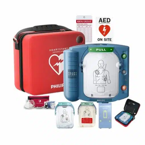 Real Philips AED with Training Accessories - California Medical Equipment